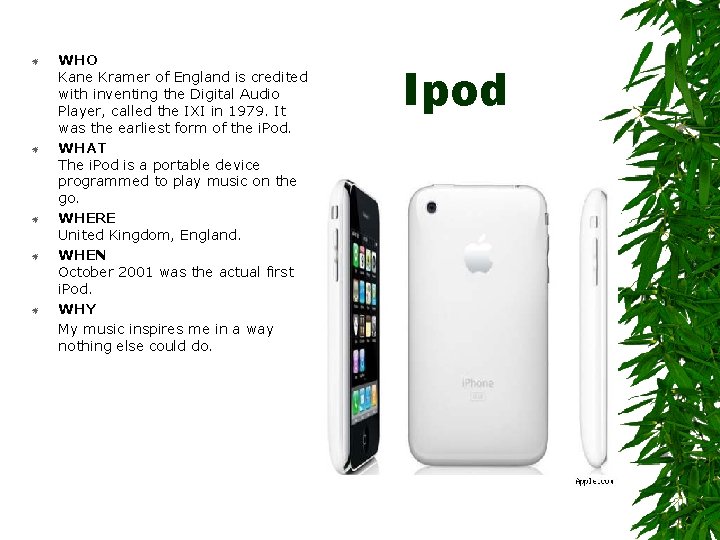 My Four Favorite Technologies By Sebastian coutu BLK