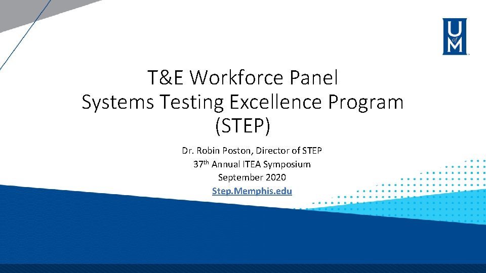 TE Workforce Panel Systems Testing Excellence Program STEP