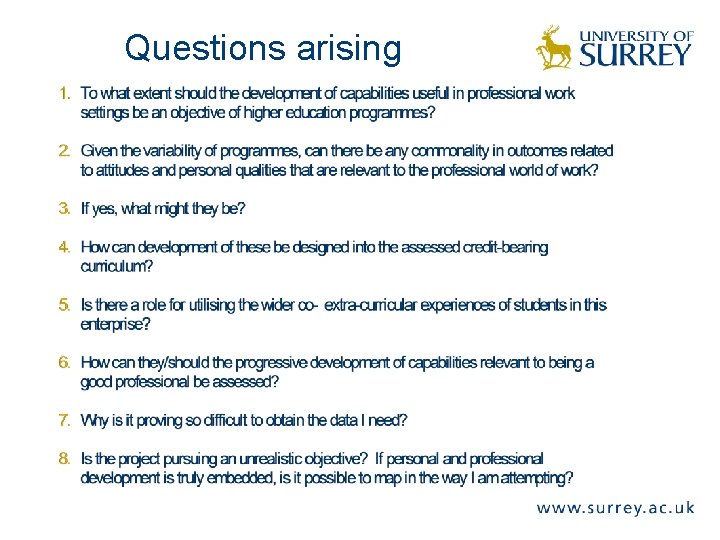 How we develop professional capability through the undergraduate