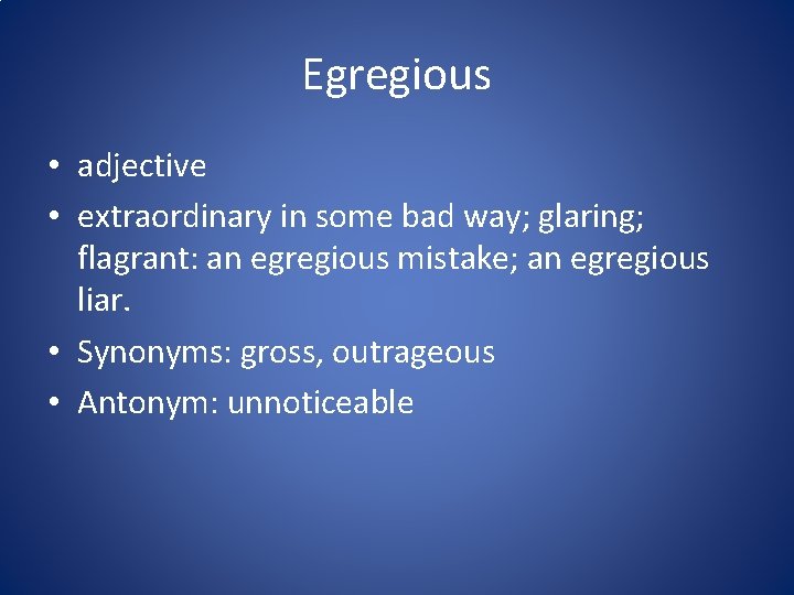 List 6 Admonish verb used with object to