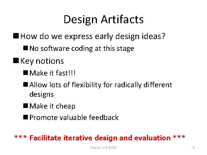 Rapid Prototyping Sketches storyboards mockups and scenarios Agenda