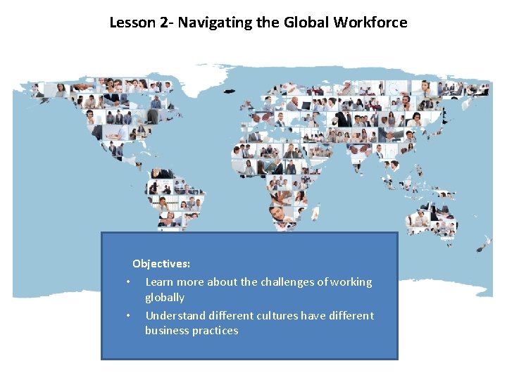 Lesson 2 Navigating the Global Workforce Lesson 2