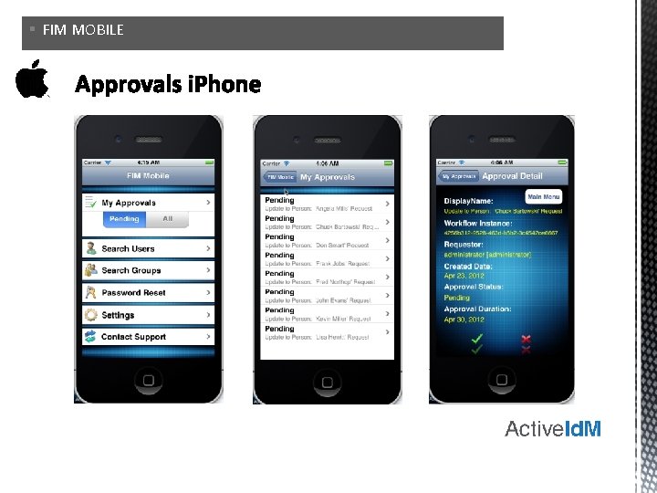 FIM MOBILE PRESENTATION Rob Allen rallenactiveidm com FIM