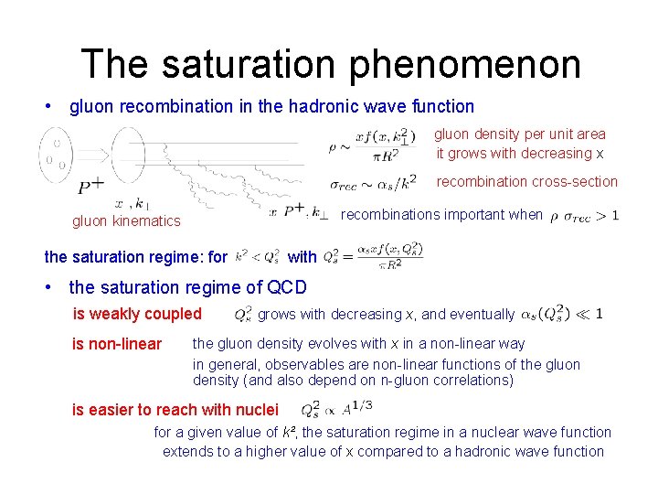 Gluon Saturation and BK evolution Cyrille Marquet Centre
