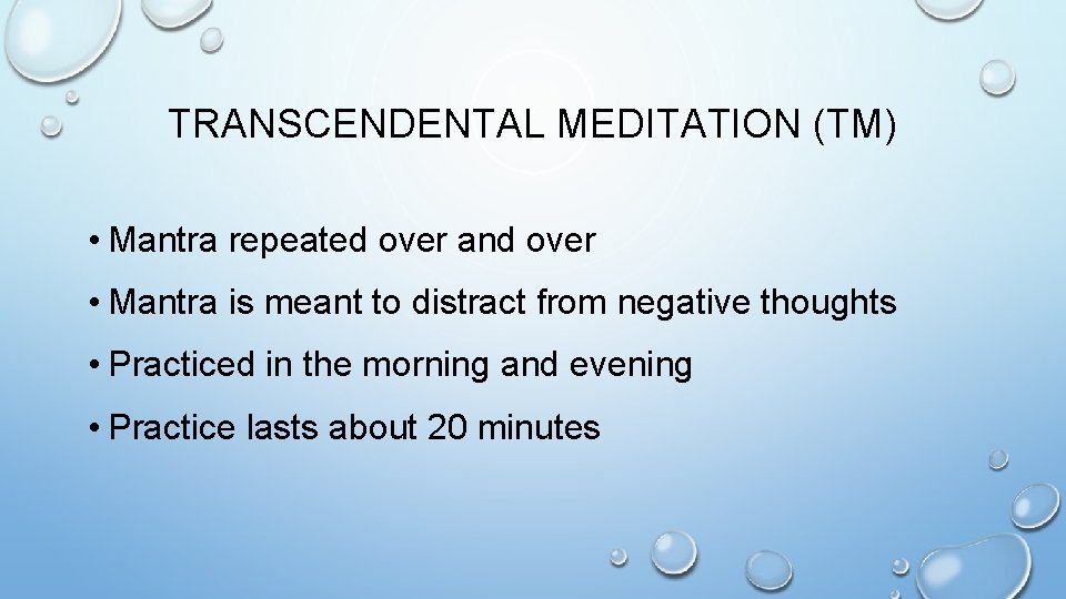 LESSON 1 MEDITATION LESSON OVERVIEW Quick overview of