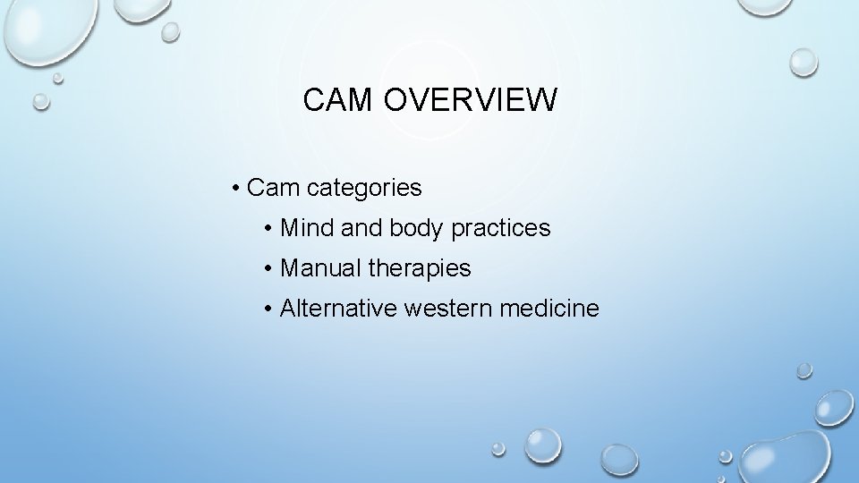 LESSON 1 MEDITATION LESSON OVERVIEW Quick overview of