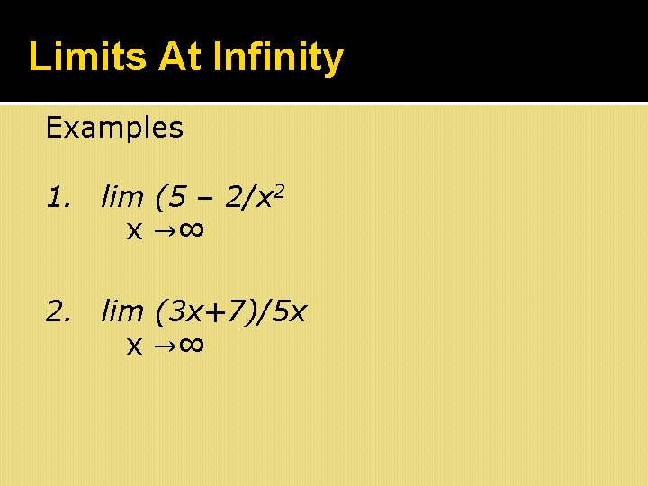 Applications of Differentiation Chapter 5 Extrema on An