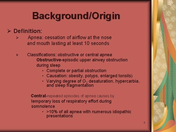 Lecture on Sleep Apnea Abimbola Farinde Ph D