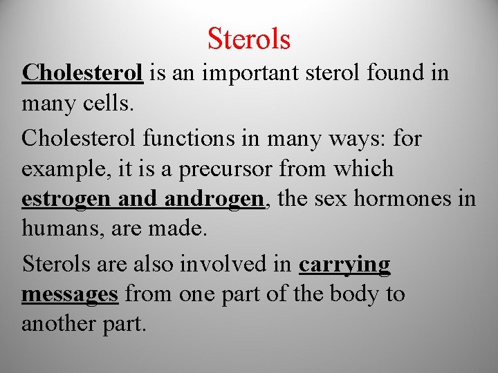Structure and Function of Macromolecules Making and breaking