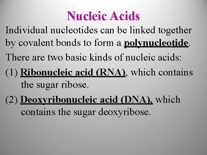 Structure and Function of Macromolecules Making and breaking