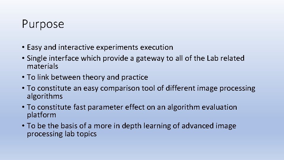 Advanced Image Processing Lab MSc Project Project description