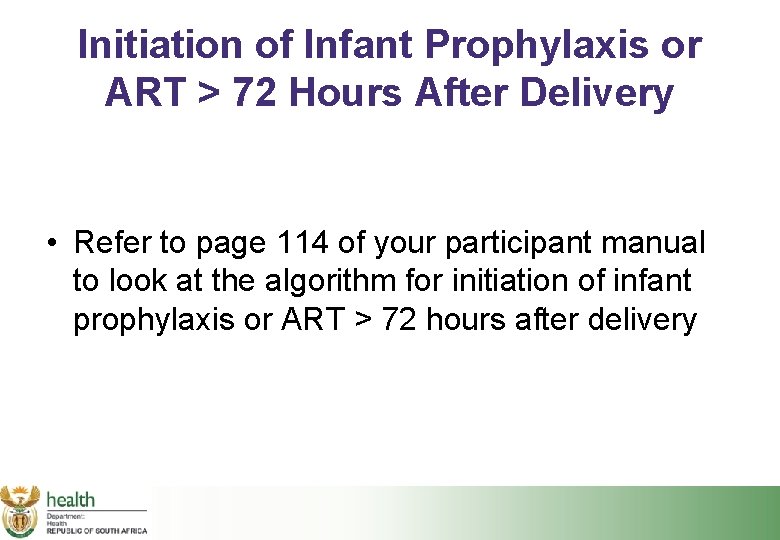 Basic HIV Course for Health Professionals Session 9