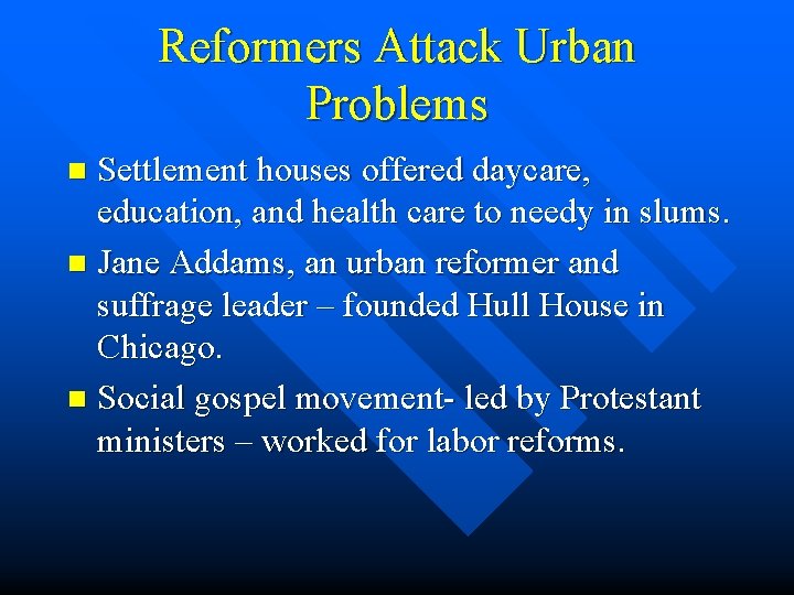 Immigration and Modern Urban Growth Chapter 20 Section
