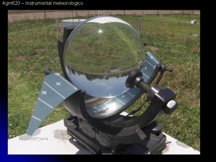 Agm 620 Instrumental meteorologico Anterior Presentacin Insolacin parte