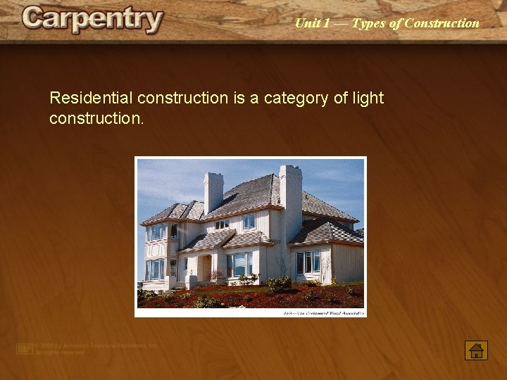 Power Point Presentation Unit 1 Types of Construction