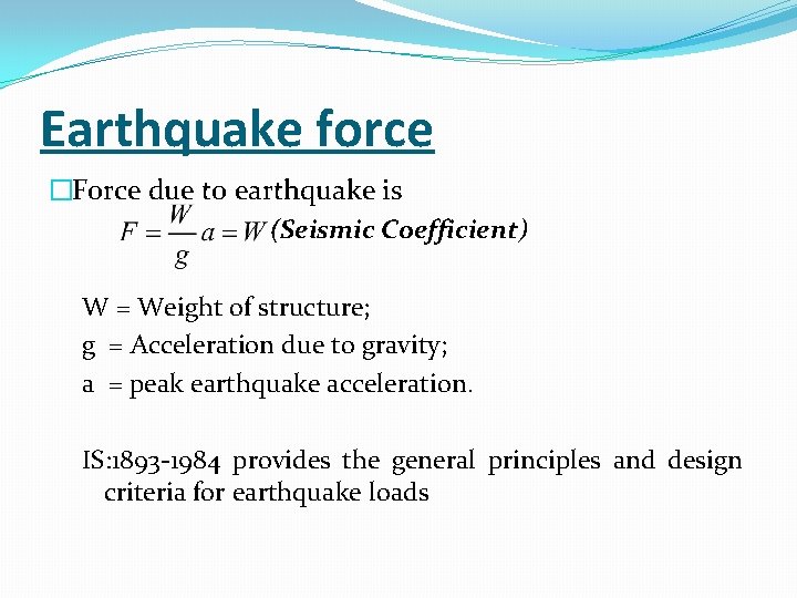 EFFECT OF EARTHQUAKE LOADING ON MULTISTORY BUILDINGS AND