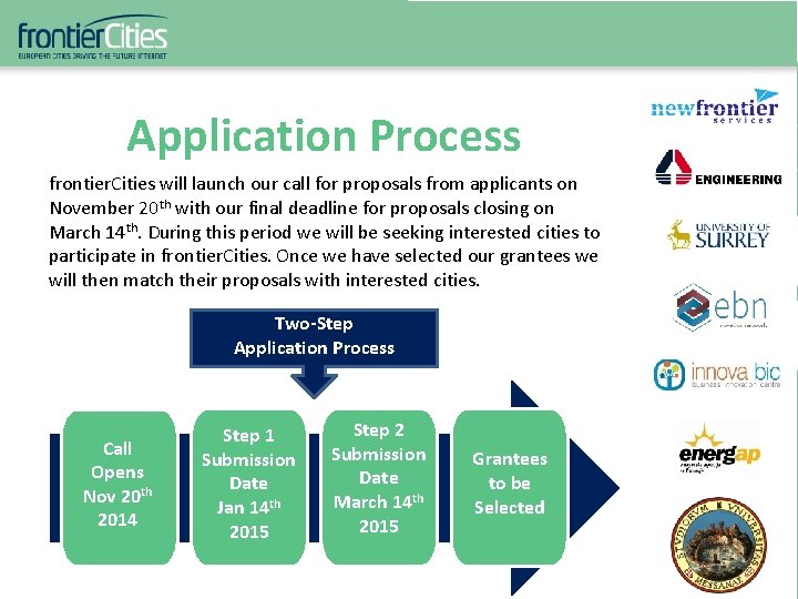 FIWARE and Smart Mobility Information for EUROCITIES frontier
