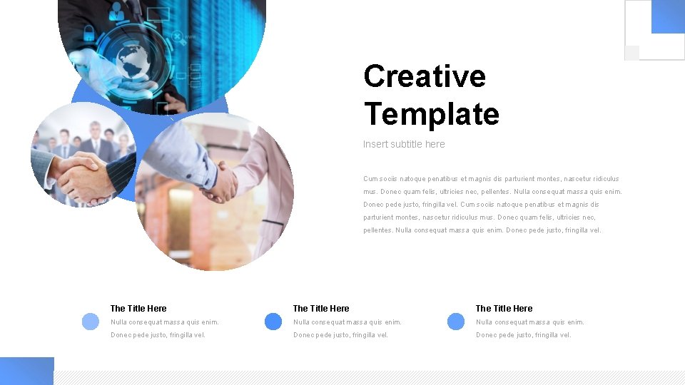 Cruise Creative Presentation Template Professional Template Insert subtitle