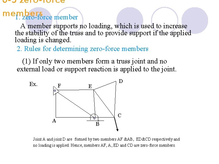 6 1 Simple Trusses 1 Definition of Truss