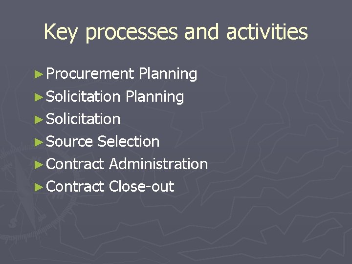Block 7 Project Procurement Management Project Procurement Management