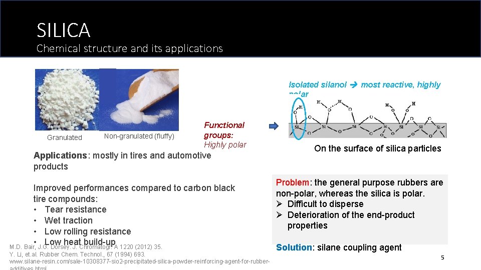 MICRO AND MACRODISPERSION OF SILICAFILLED TIRE TREAD COMPOUNDS