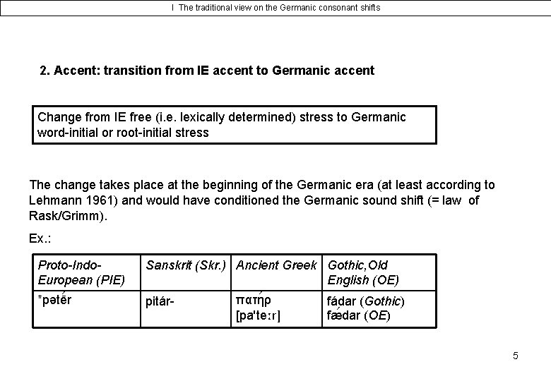 Verners law phonetic substance and form of historical