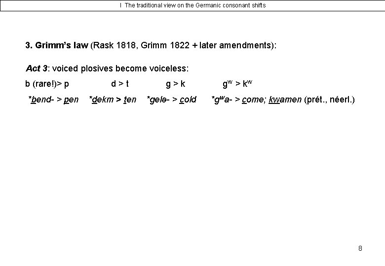 Verners law phonetic substance and form of historical