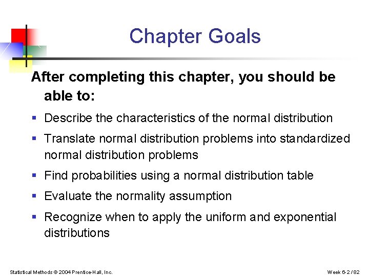 Statistical Methods Week 6 Sebaran Normal dan Sebaran