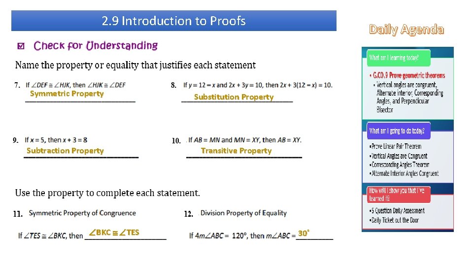 Unit 2 Congruence Similarity Proofs Vocabulary Builder Vocabulary