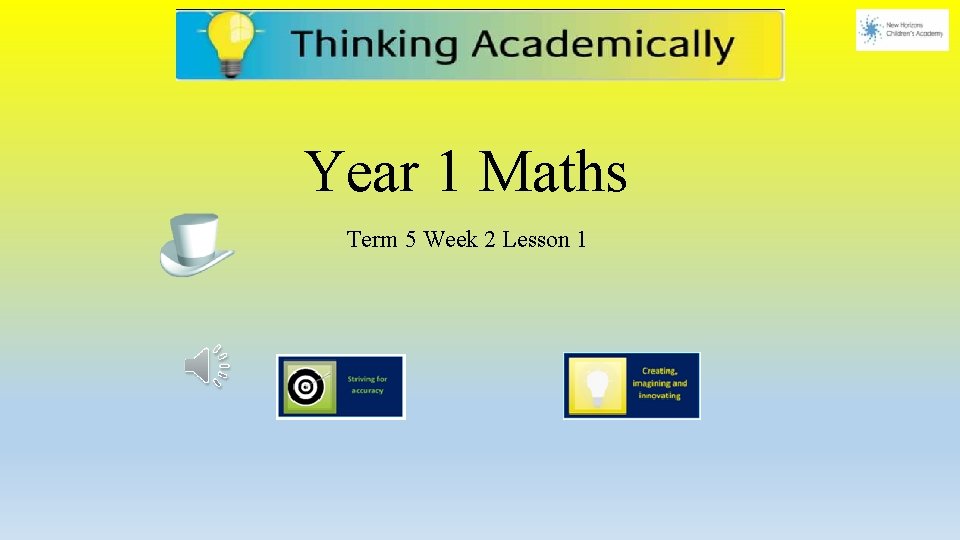 Year 1 Maths Term 5 Week 2 Lesson
