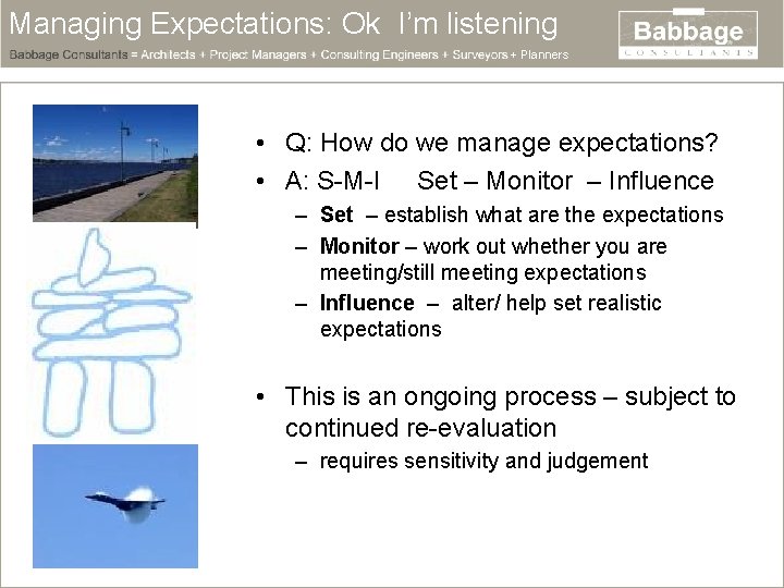 Into the Lions Den Managing Expectations David Boersen