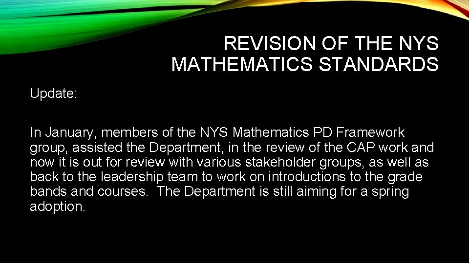MAKING CONNECTIONS IN MATHEMATICS Teri CalabreseGray FOCUS COHERENCE