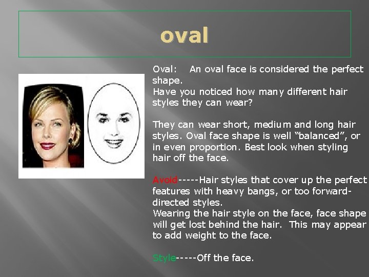 HAIR DESIGN BONE STRUCTURE AND FACE SHAPE If