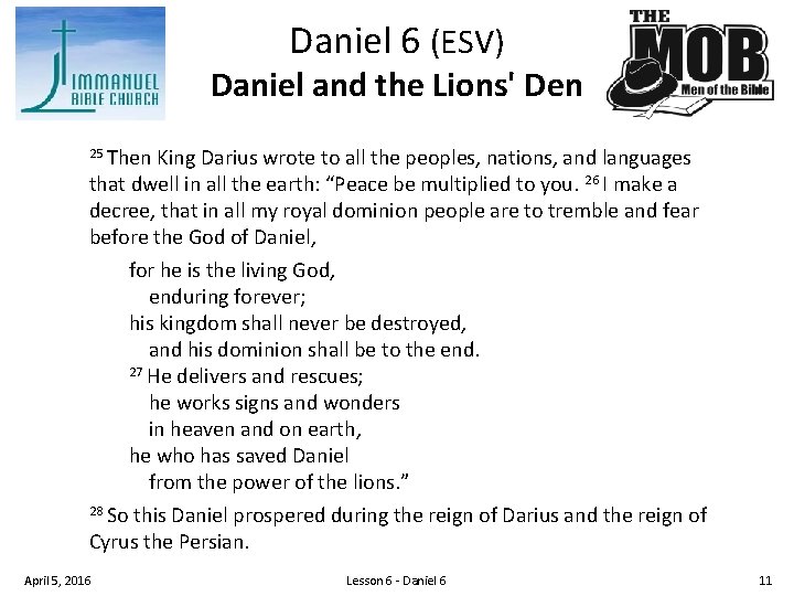 Announcements Welcome to MOB IBC Inductive Bible Study