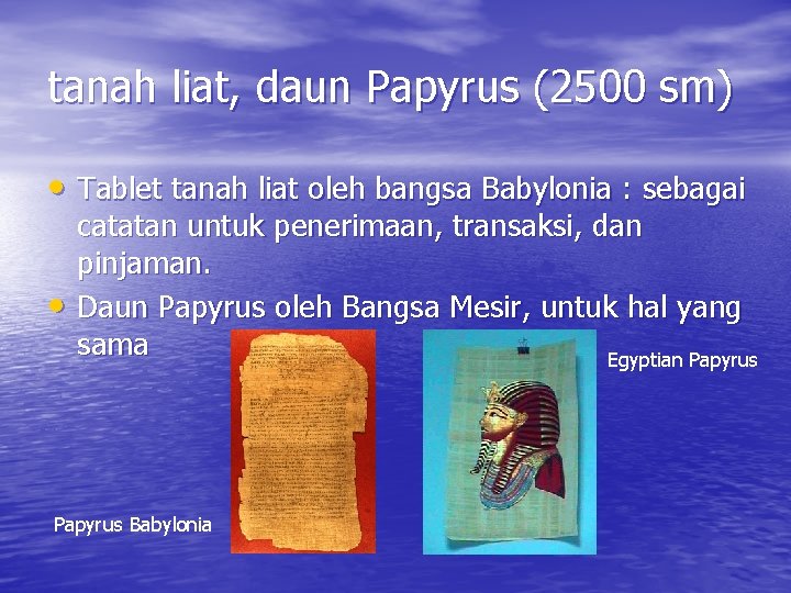 Sejarah Komputer Komputer yang ada sekarang merupakan perkembangan