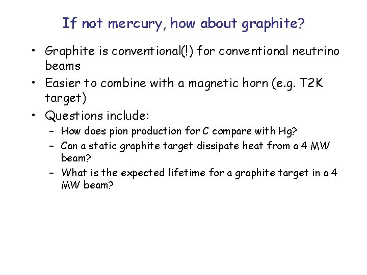 WP 2 Super Beam Targets Status of Work