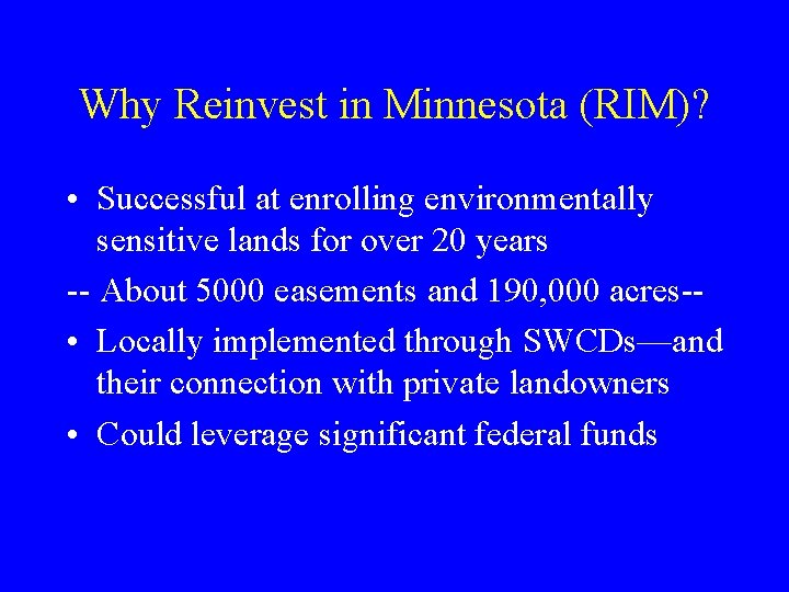 RIM Clean Energy BWSR April 2008 RIMCE 2007