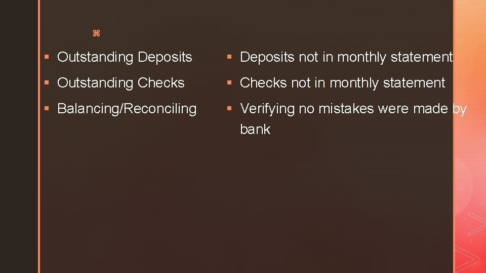 z Unit 4 2 Reconcile a Bank Statement
