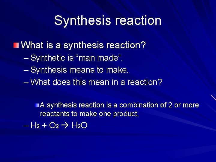 Types of chemical reactions The 5 reactions Combustion