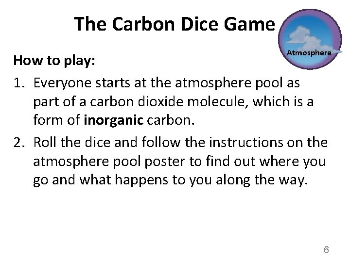 Carbon Transformations in Matter and Energy Environmental Literacy