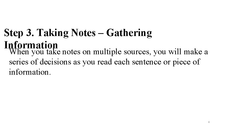 Lesson 3 Taking Notes 1 Lesson 3 Taking