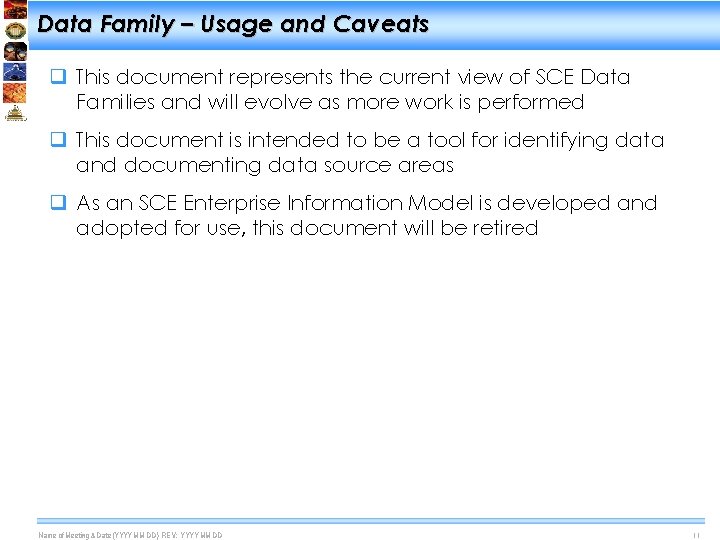 Technology Risk Management Data Families Release 2 0