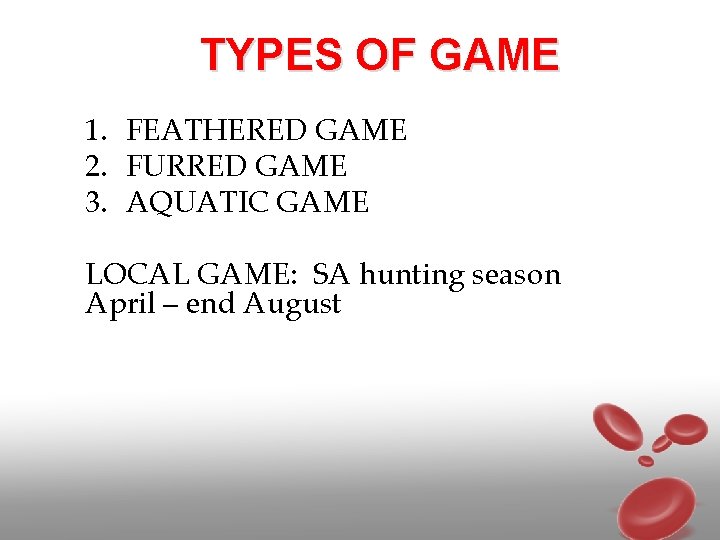 MEAT Grade 12 BASELINE ASSESSMENT 1 What is