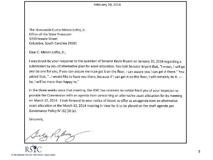 Mr Loftis vs The Facts Greg Ryberg COO