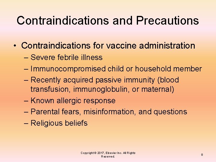 Chapter 6 Childhood Communicable and Infectious Diseases Copyright