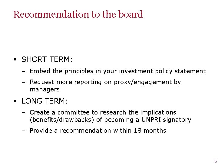 United Nations Principles for Responsible Investment UNPRI Initiative