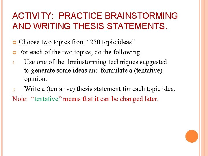 PSF WRITING PROGRAM Academic Writing Kirk M Adams