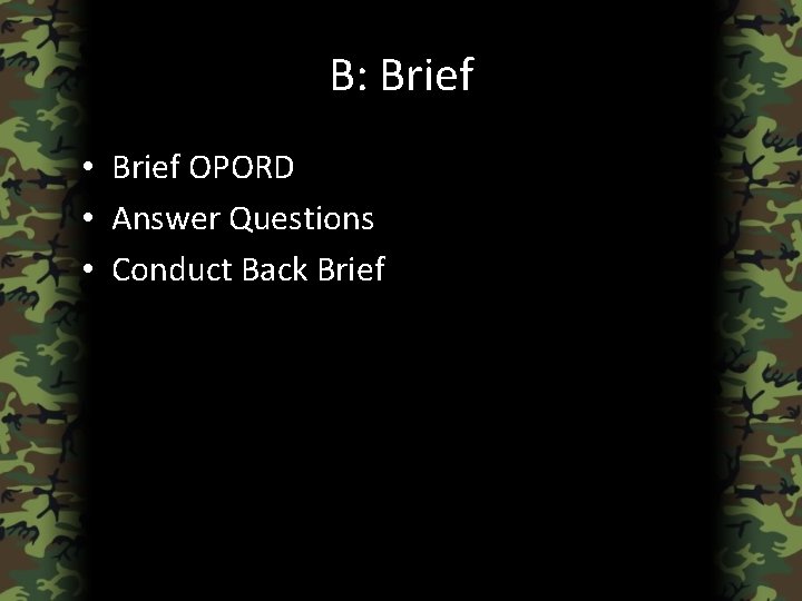 14 Feb 14 TAC Class Battle Drill Breakdown