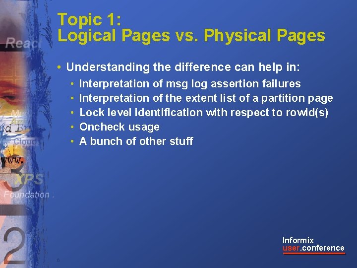 Bringing Internals to the Surface Internals Concepts for
