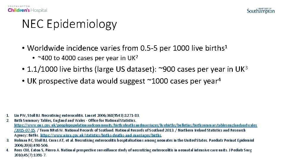 Necrotising Enterocolitis An Overview Definition of NEC Necrotising